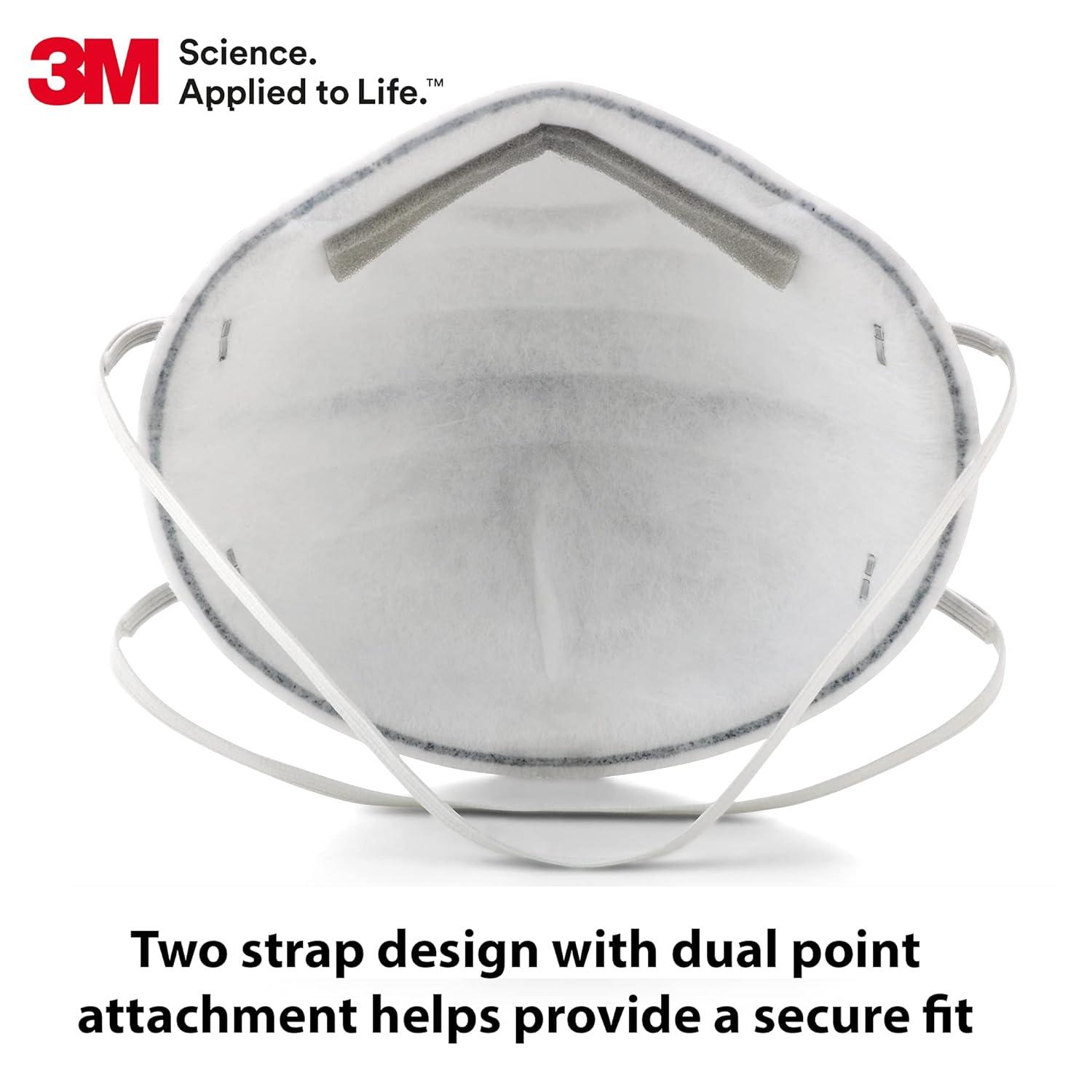 3M Particulate Respirator 8247, Pack of 20, R95, NIOSH APPROVED ...