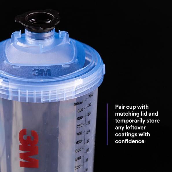 3M PPS Series 2.0 Vented Spray Cup Lids, 26265, for Large/Standard Size ...