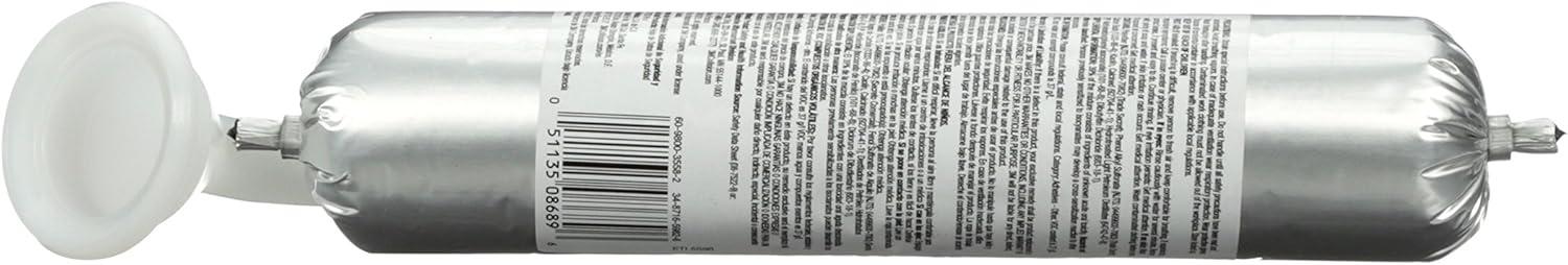 3M Fast Cure Auto Glass Urethane, 08690, 10.5 fl oz Cartridge , White ...